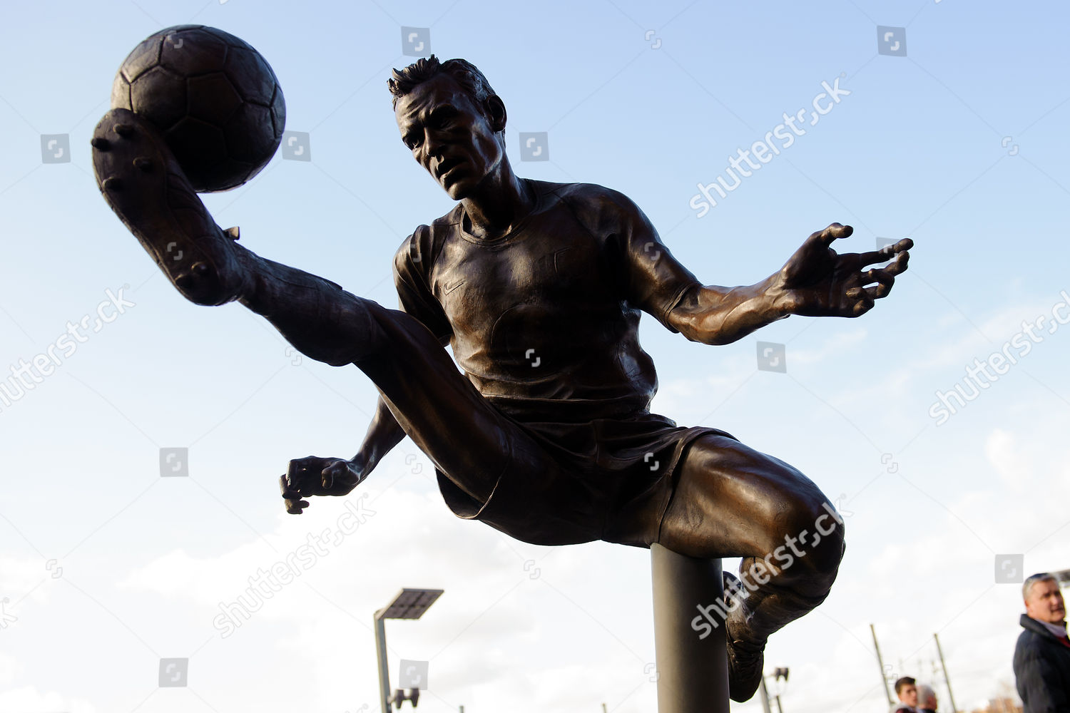 Newly Unveiled Statue Arsenal Legend Dennis Editorial Stock Photo ...