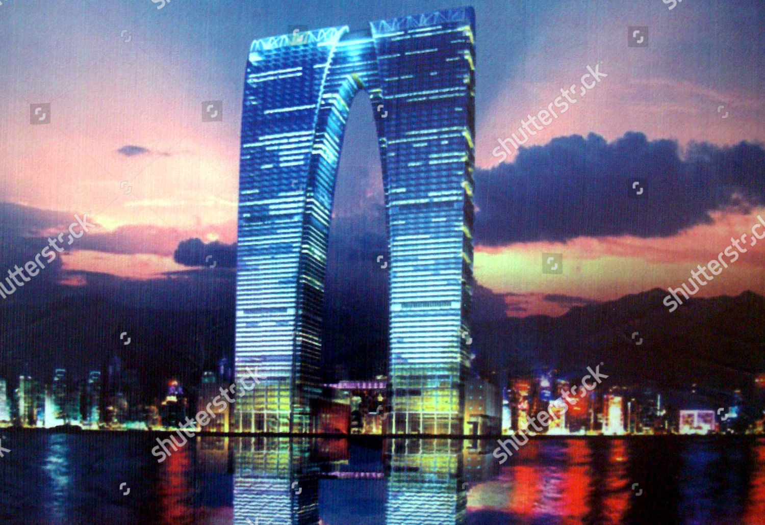 Artists Impression What Finished Gate Orient Editorial Stock Photo ...