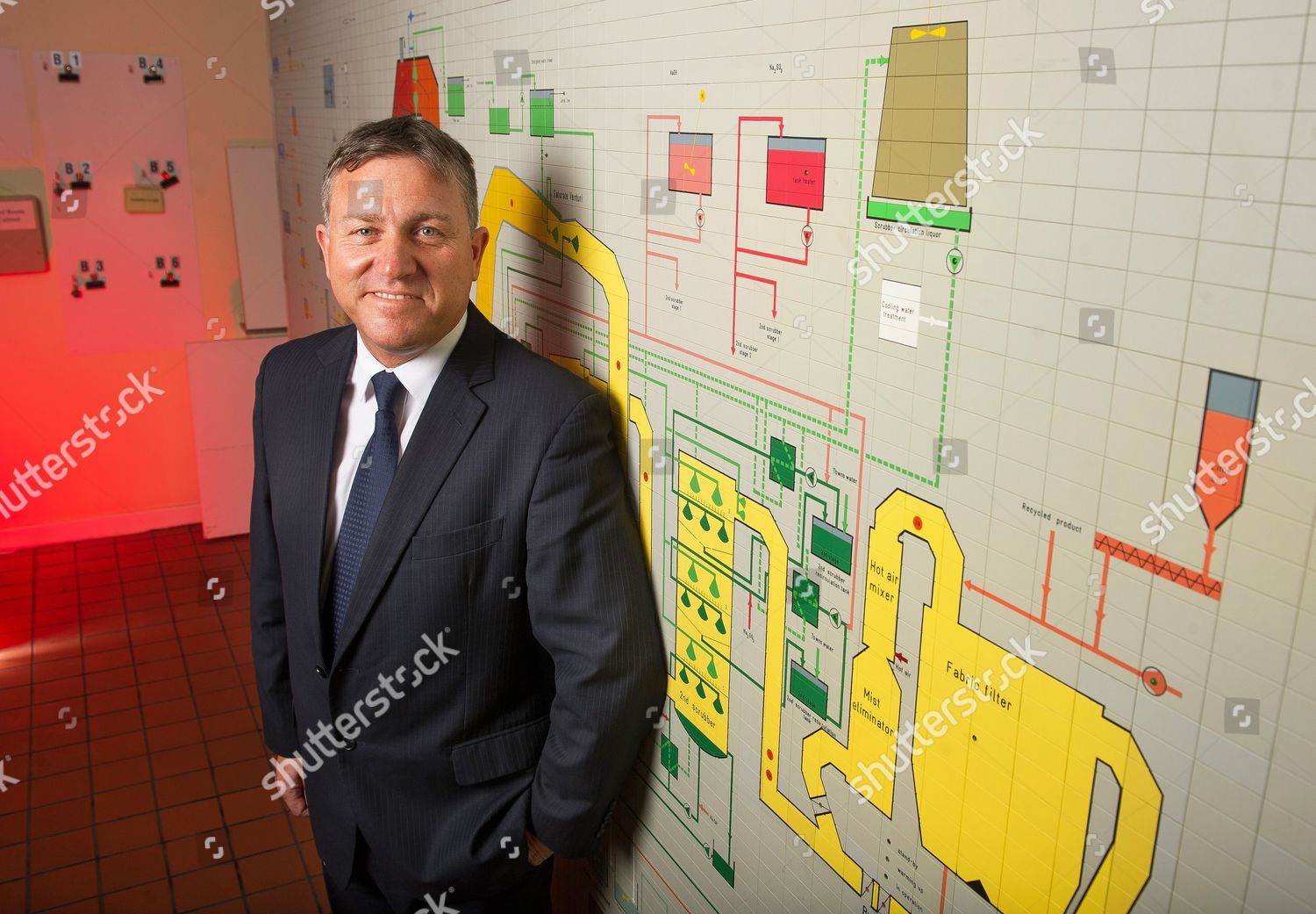 Executive Director David Lusher Control Room Editorial Stock Photo ...