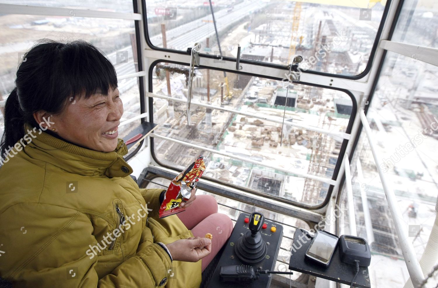 Crane Operator Zhang Yuling Editorial Stock Photo - Stock Image | Shutterstock