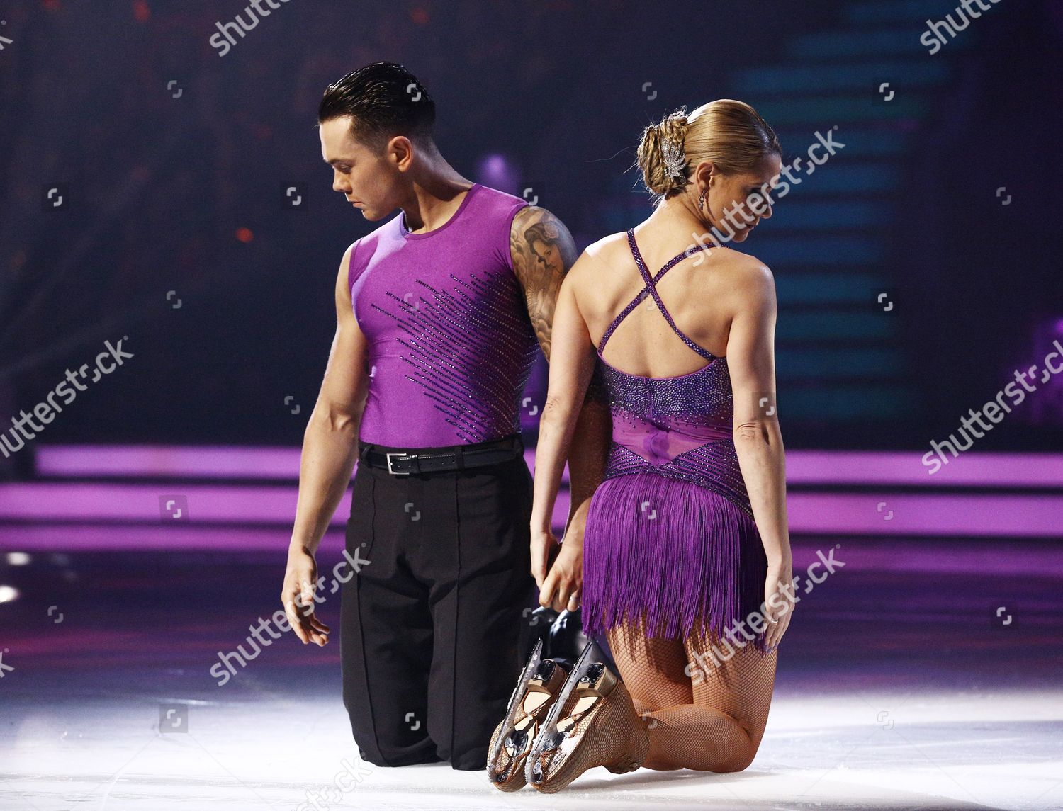 Ray Quinn Maria Filippov Skating Bolero Editorial Stock Photo - Stock ...