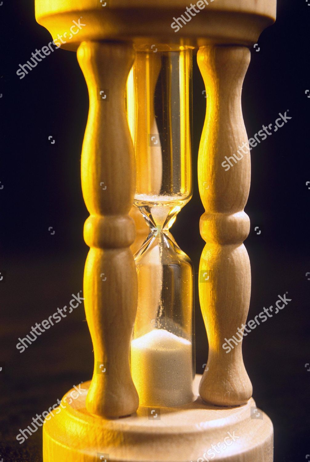 Sand Falling Through Hourglass Editorial Stock Photo - Stock Image ...