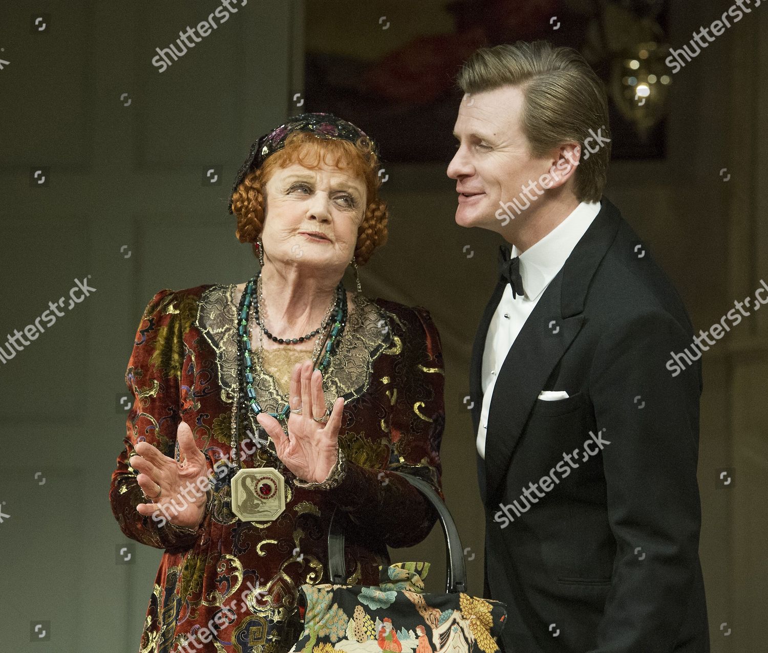 Angela Lansbury Madame Arcati Charles Edwards Editorial Stock Photo ...