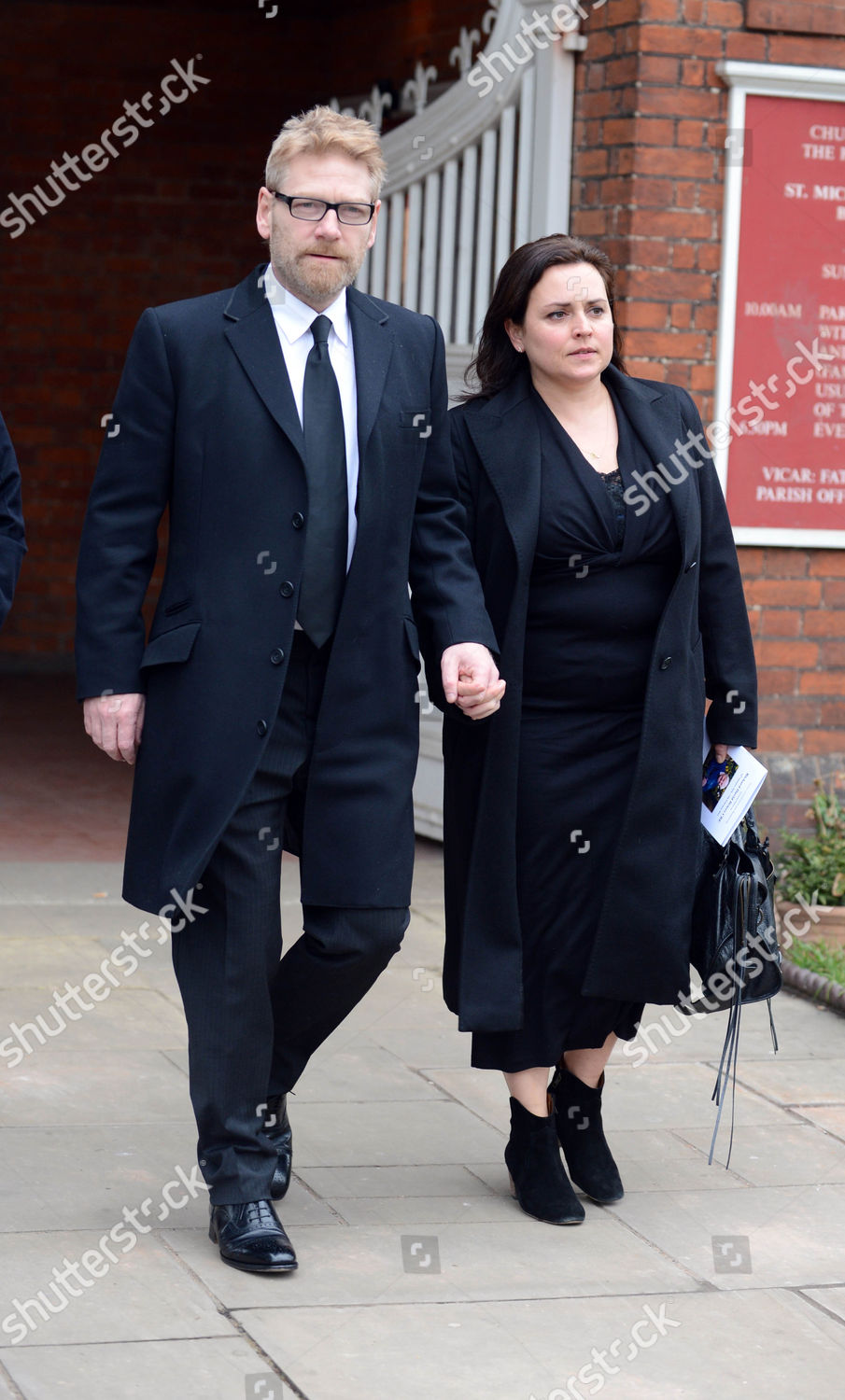 Actor Kenneth Branagh Leaves Church After Editorial Stock Photo - Stock ...