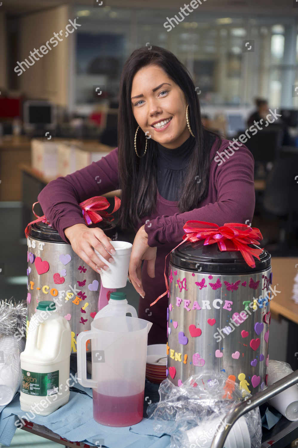 Hayley Pearce Tea Lady Serves Accounts Editorial Stock Photo - Stock ...