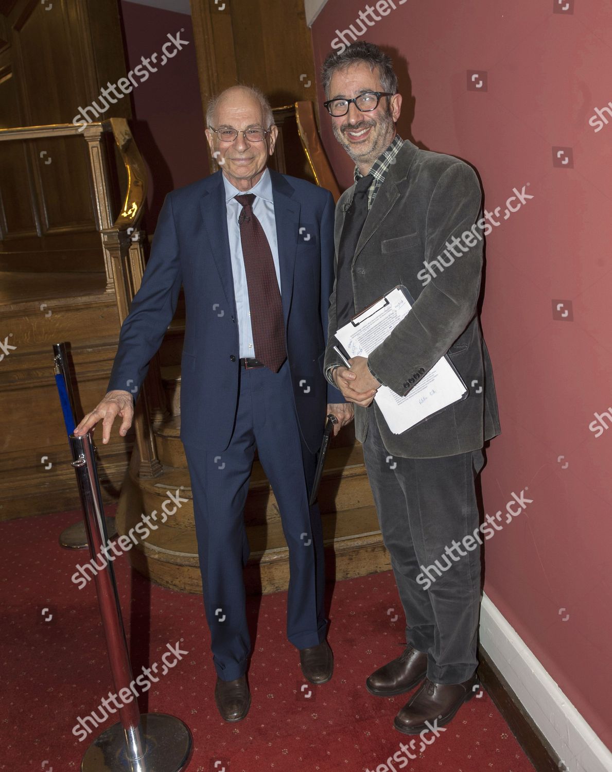 Daniel Kahneman David Baddiel Editorial Stock Photo - Stock Image ...
