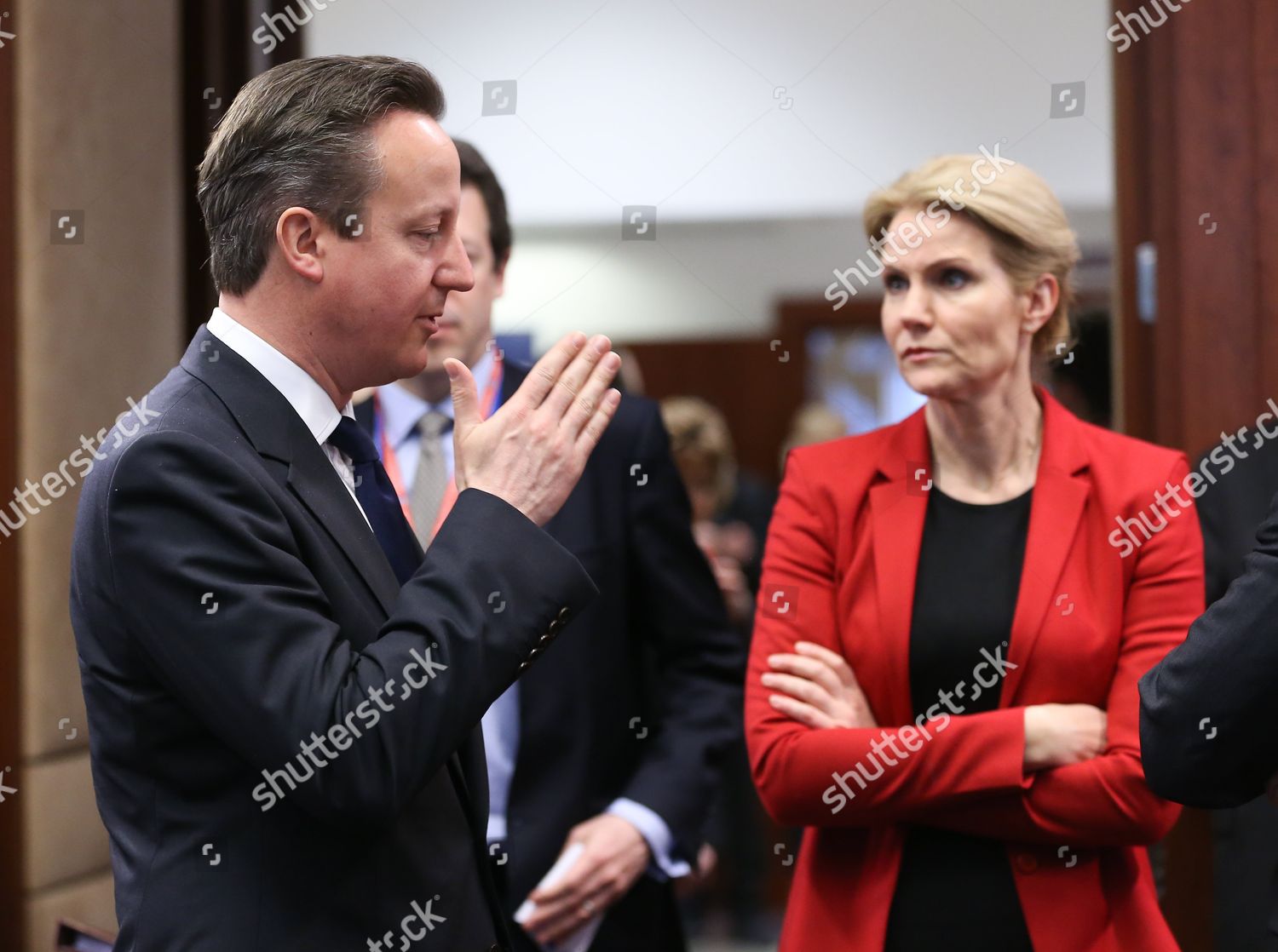 David Cameron Helle Thorningschmidt Editorial Stock Photo - Stock Image ...