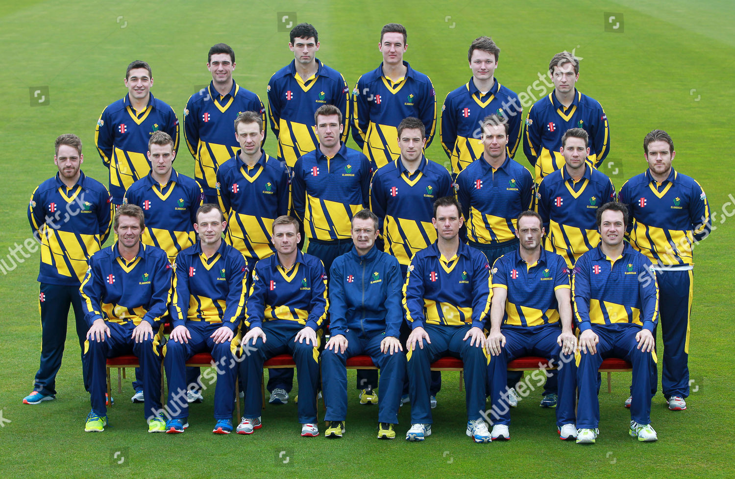 270314 Glamorgan Ccc Photocall Back Row Editorial Stock Photo - Stock ...