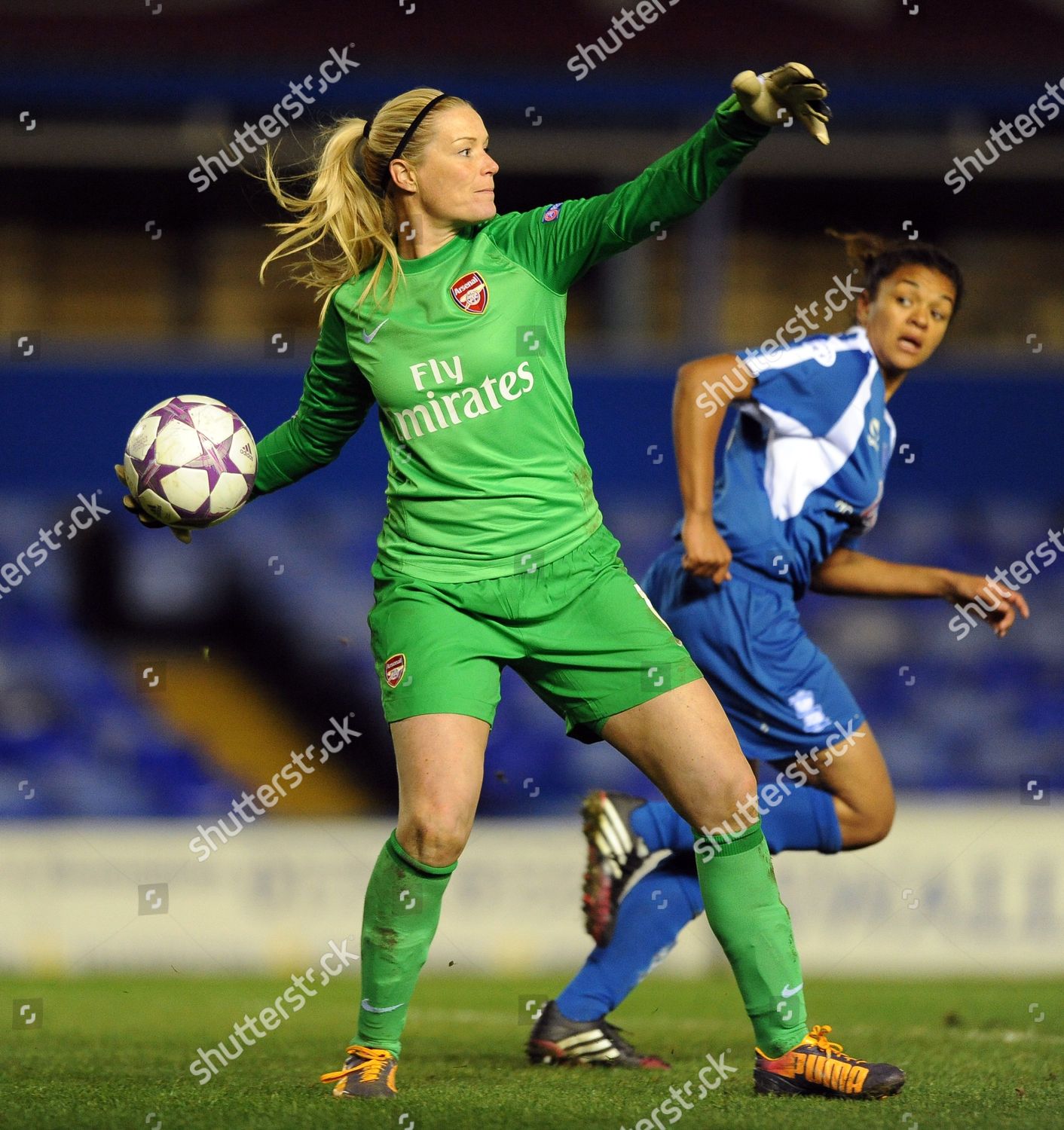 Arsenal Ladies Goalkeeper Emma Byrne Editorial Stock Photo - Stock ...
