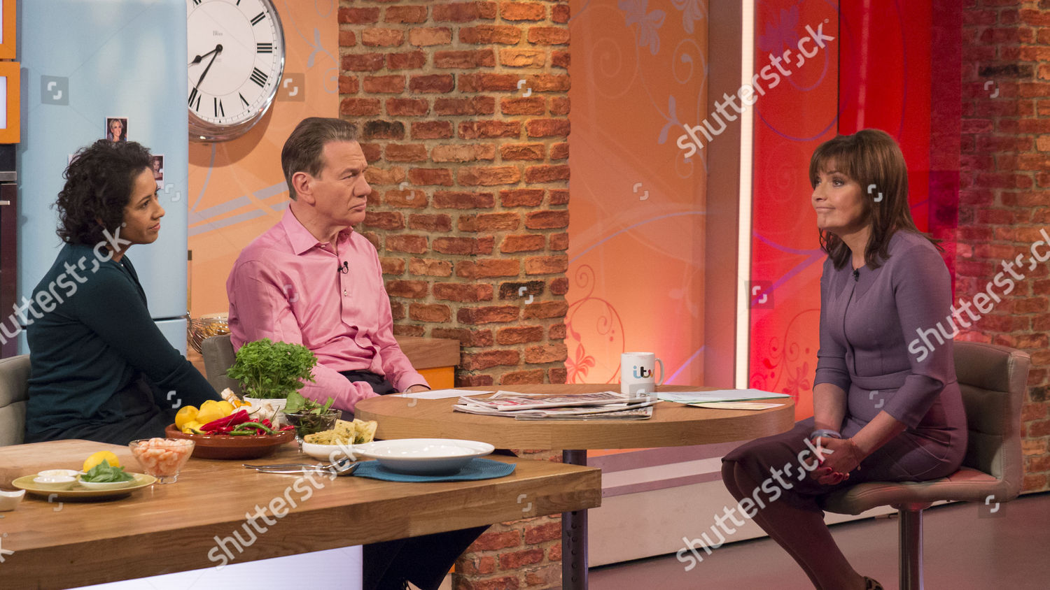 Samira Ahmed Michael Portillo Lorraine Kelly Editorial Stock Photo ...