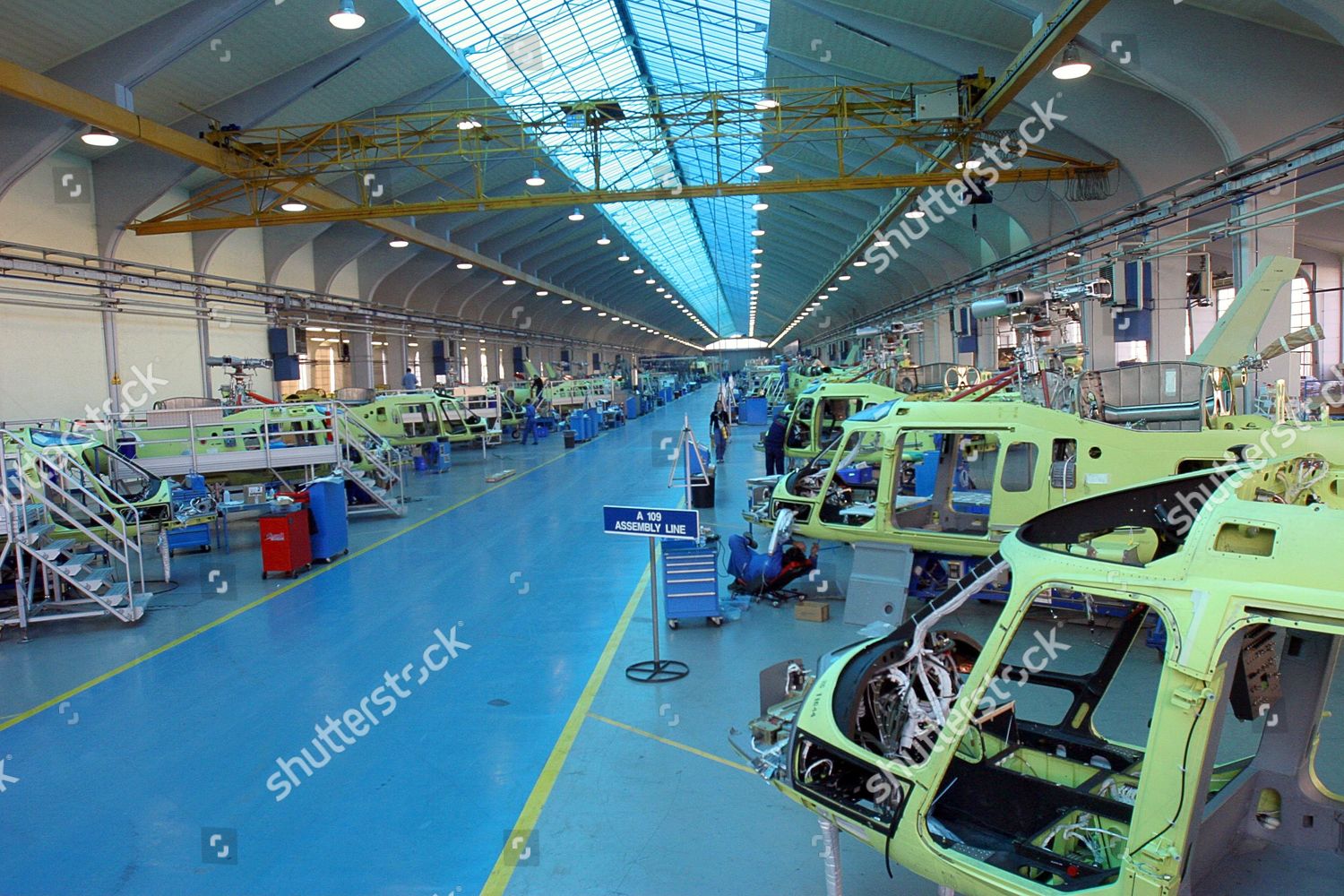 Production Agustawestland Helicopter Factory Samarate Italy Editorial ...