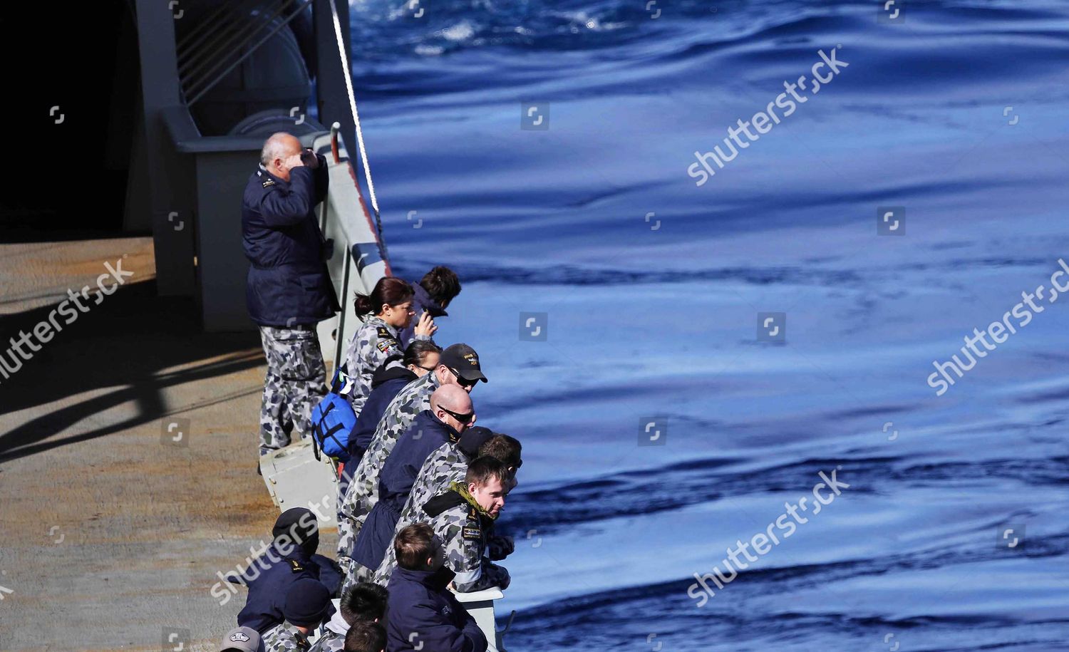 Crew Members Look Floating Matter Royal Editorial Stock Photo - Stock ...