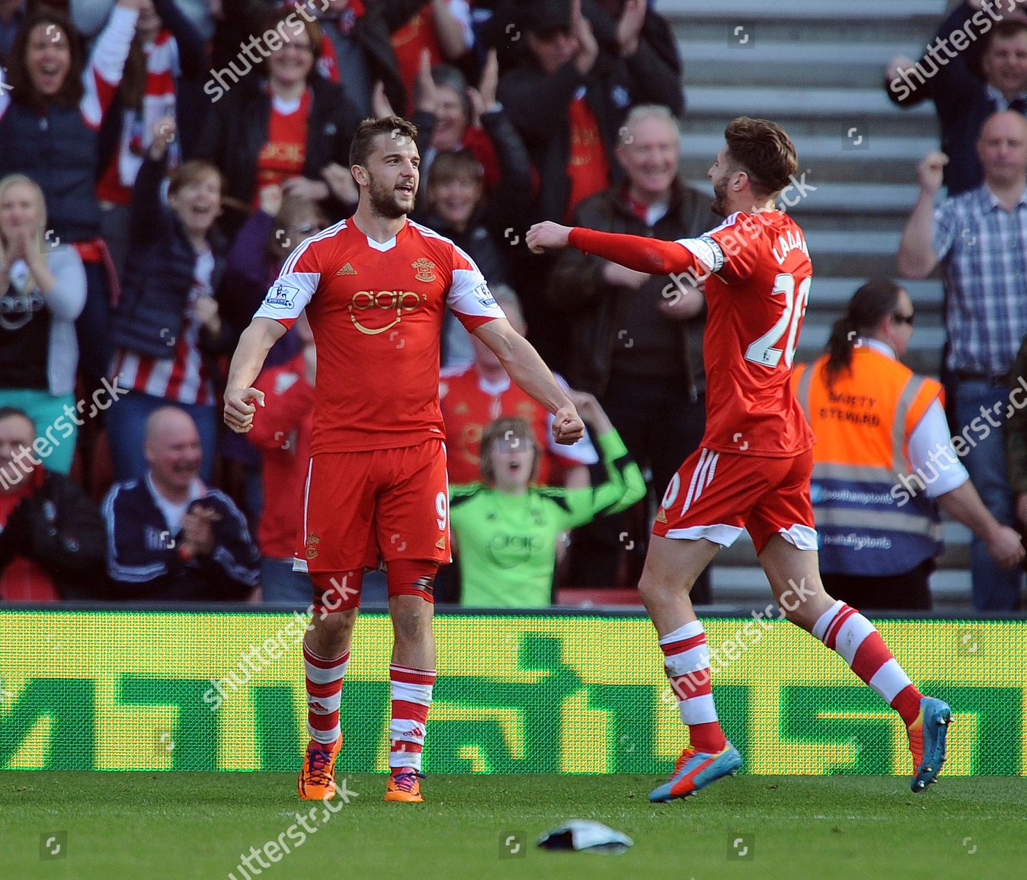 Jay Rodriguez Southampton Celebrates Scoring His Editorial Stock Photo ...
