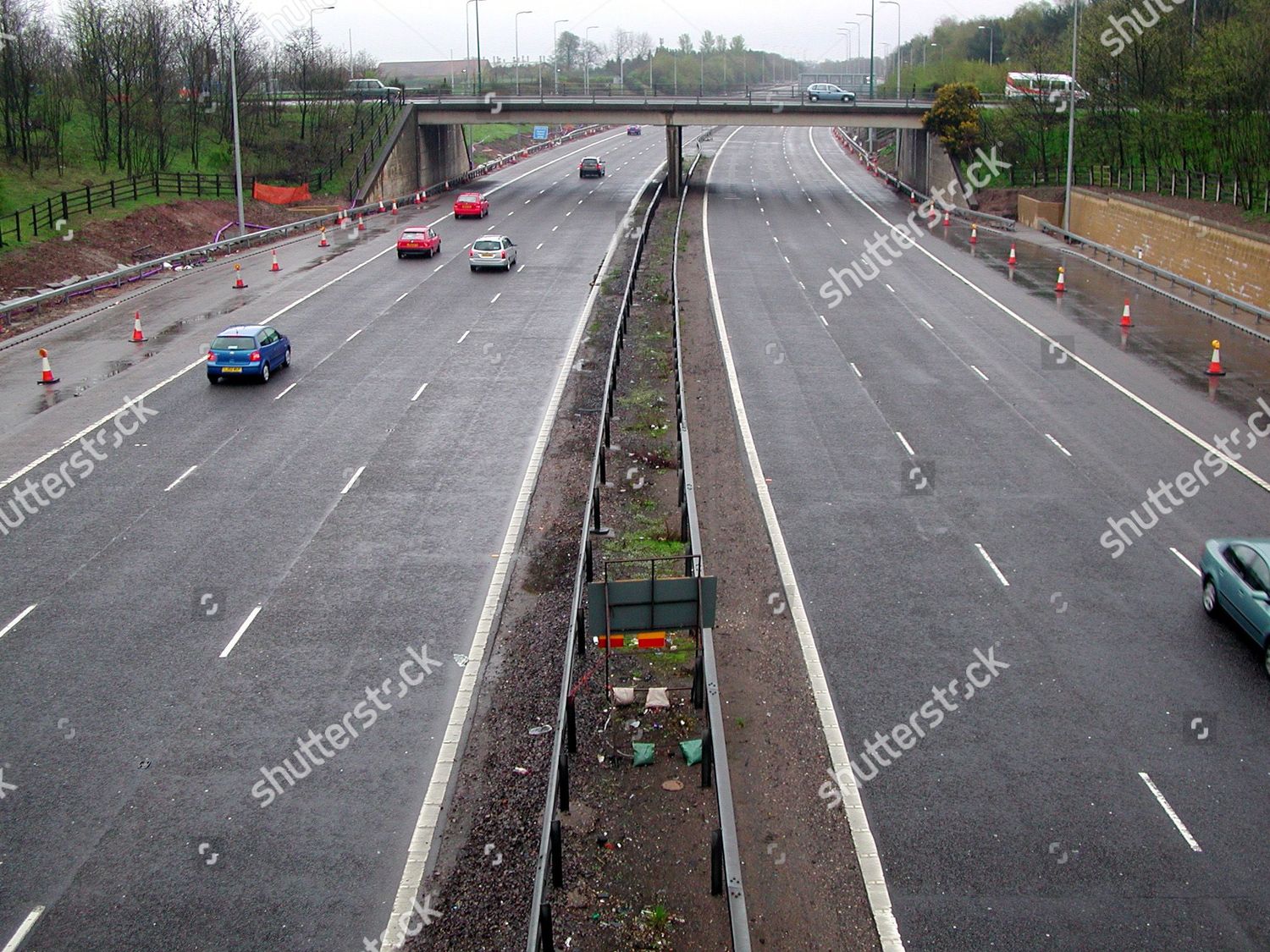 M42 50mph Roadworks Editorial Stock Photo - Stock Image | Shutterstock