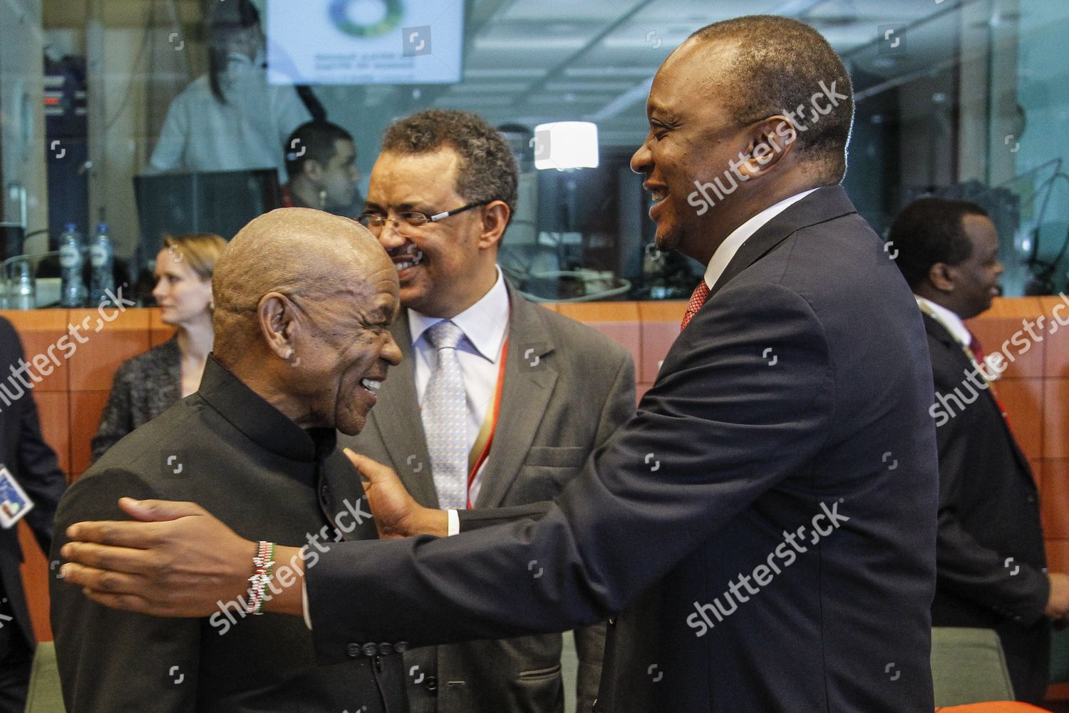 Lesotho President Tom Thabane Kenyan President Editorial Stock Photo ...