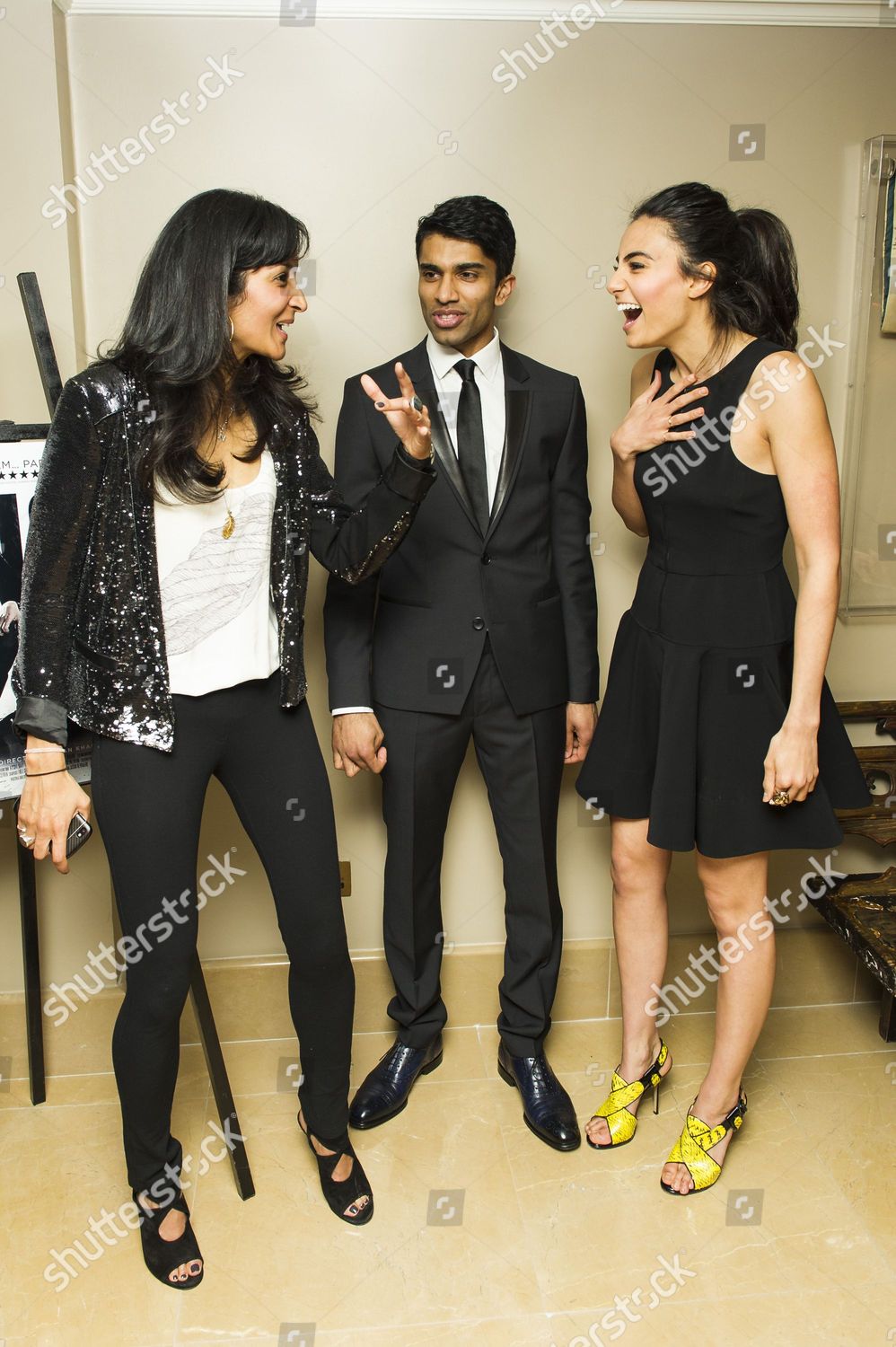 Nisha Parti Nikesh Patel Aiysha Hart Editorial Stock Photo - Stock ...