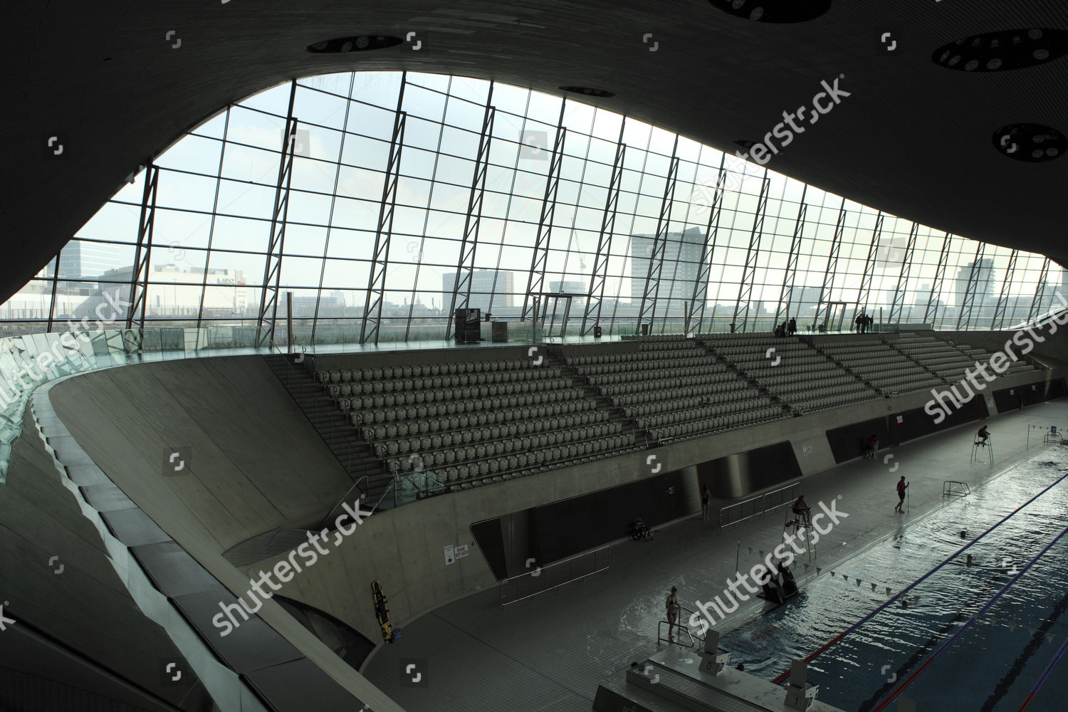 Aquatics Centre Queen Elizabeth Olympic Park Editorial Stock Photo ...