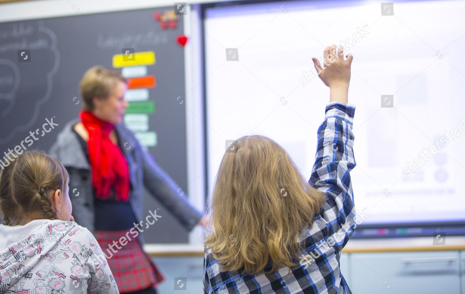 Primary School Child Hand Class Editorial Stock Photo - Stock Image ...