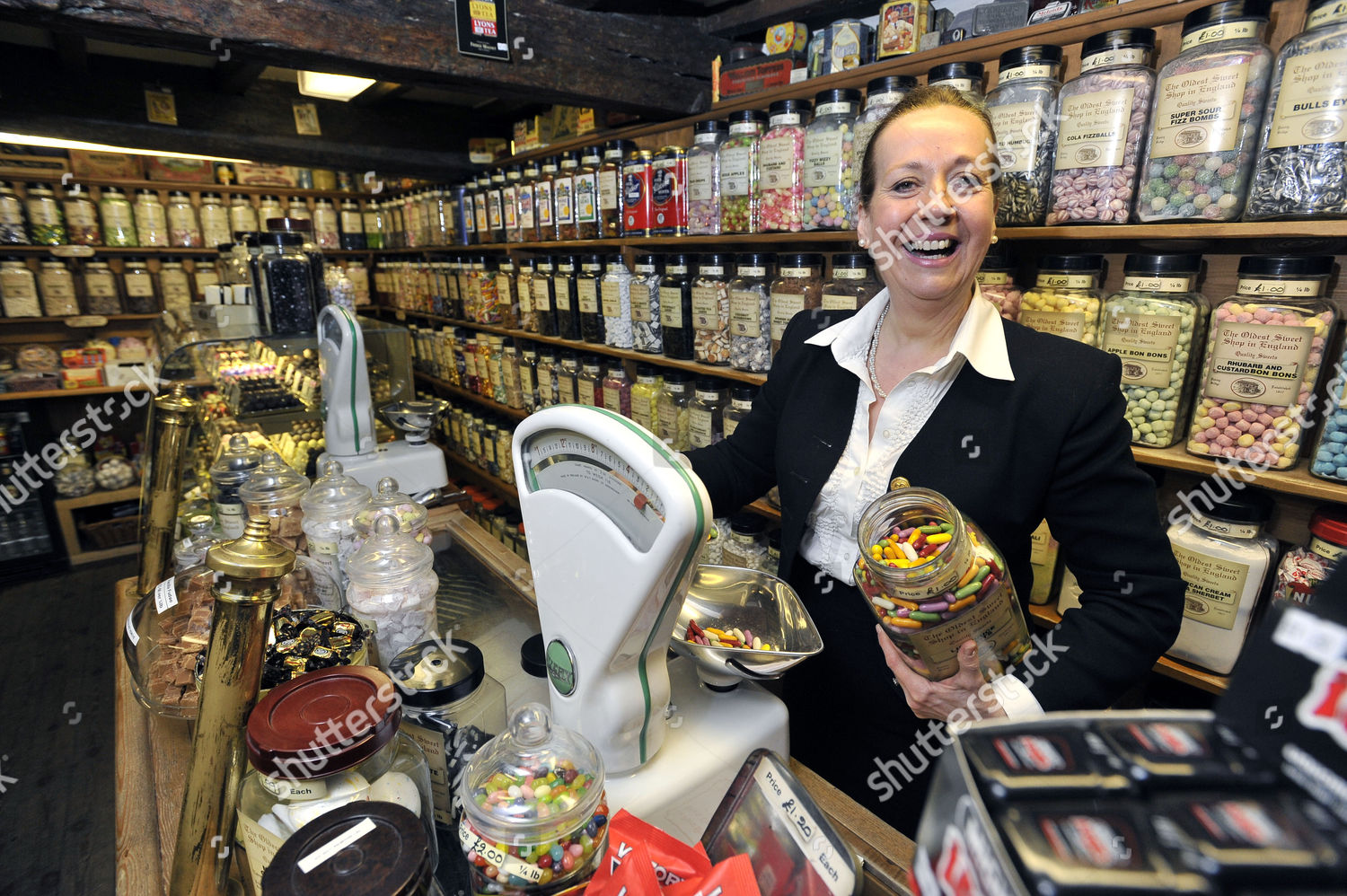 Englands Oldest Sweet Shop Sweet Shop Editorial Stock Photo - Stock ...