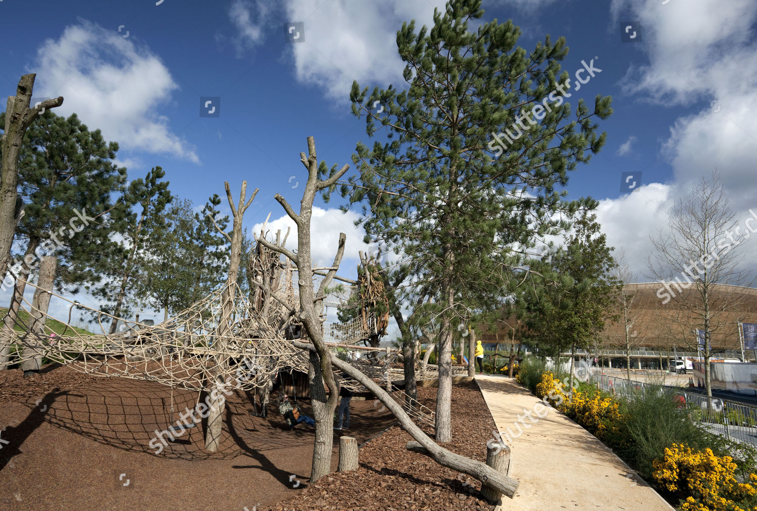 Tumbling Bay Playground Queen Elizabeth Olympic Editorial Stock Photo ...