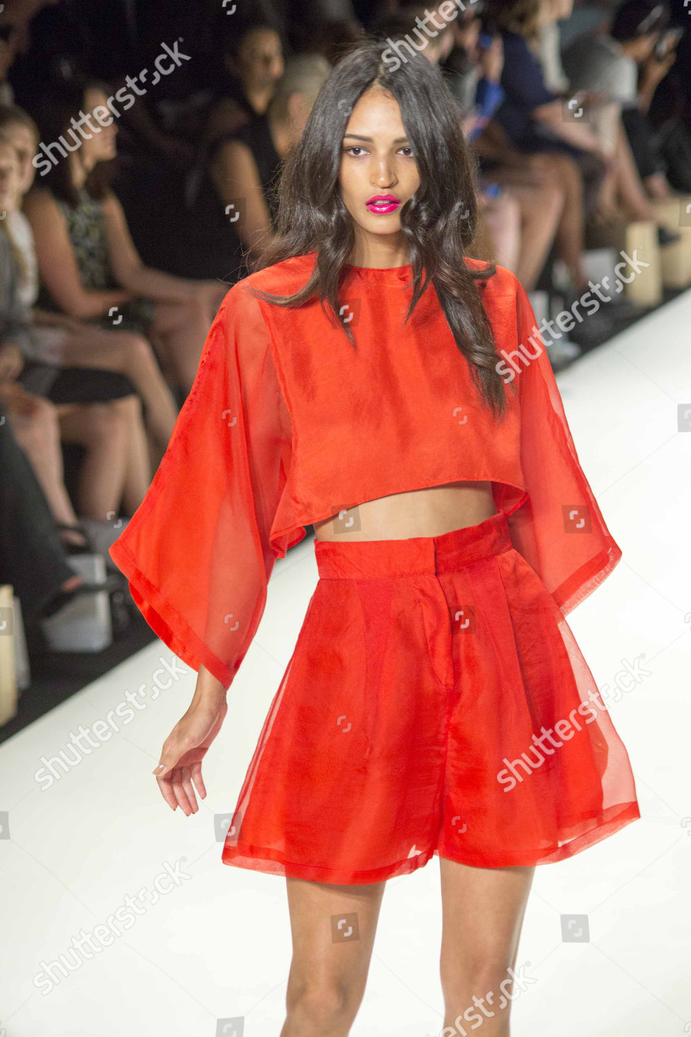 Model Wearing Daniel K On Catwalk Editorial Stock Photo - Stock Image ...