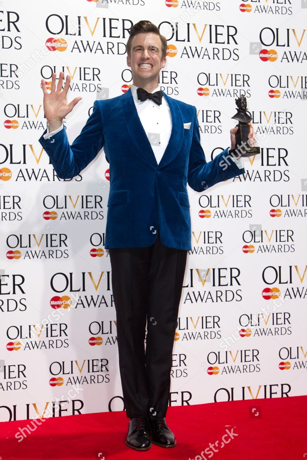 Gavin Creel Accepts Award Best Actor Editorial Stock Photo - Stock ...
