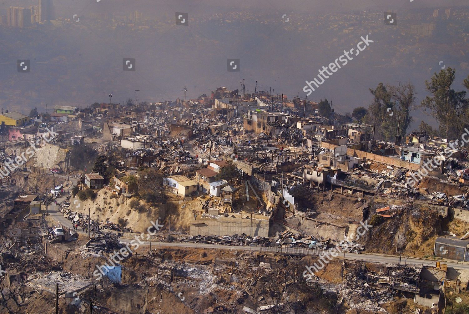 View Homes Destroyed By Fire Editorial Stock Photo - Stock Image ...