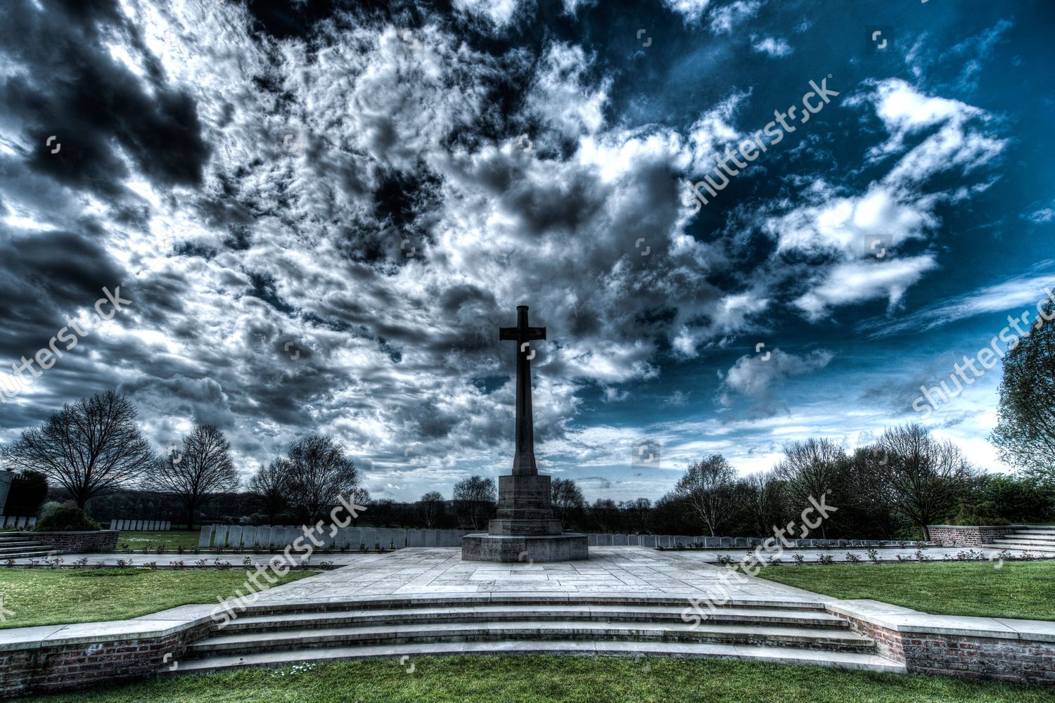 Hooge Crater Cemetery Editorial Stock Photo - Stock Image | Shutterstock
