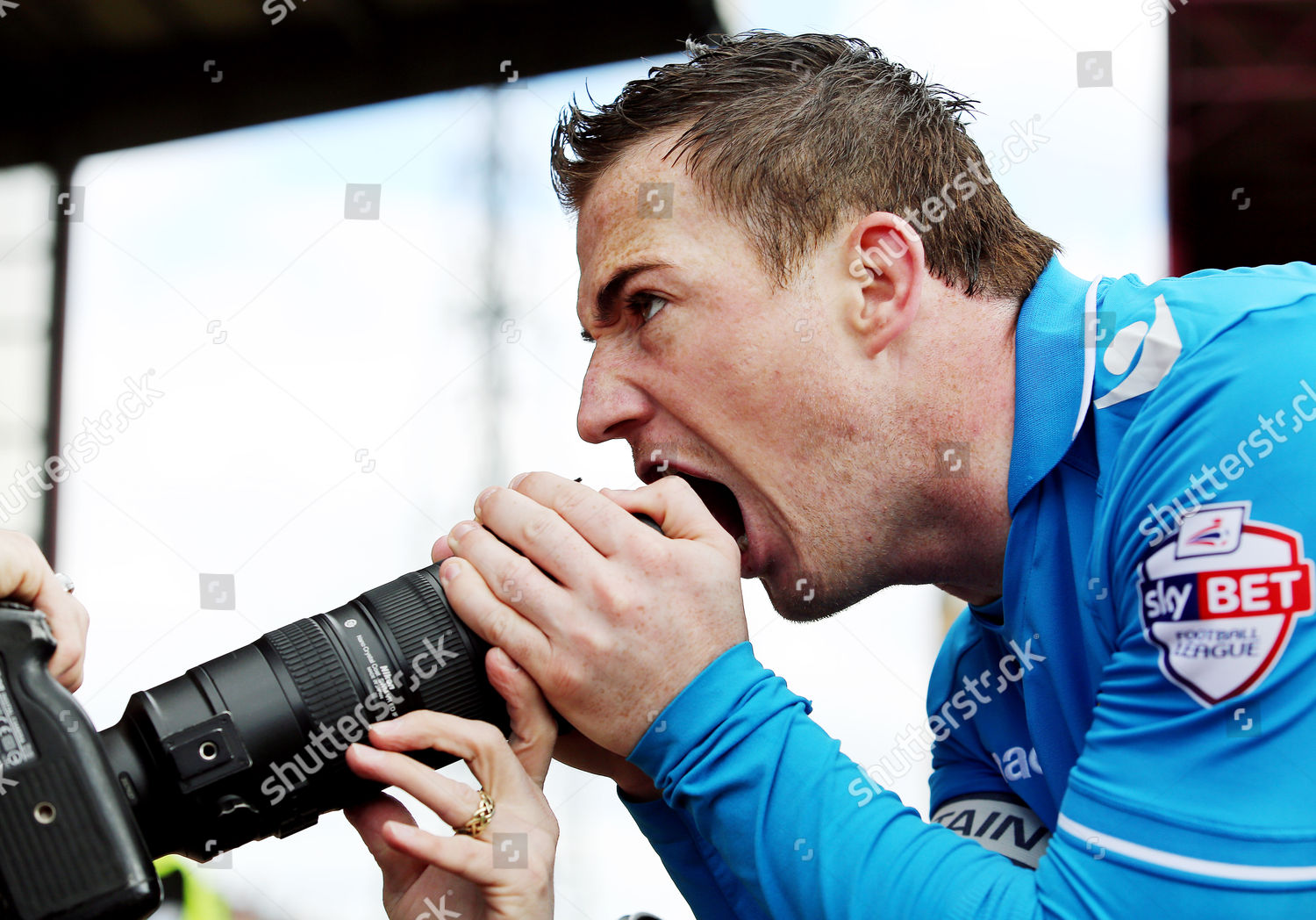 Ross Mccormack Leeds United Celebrates Scoring Editorial Stock Photo ...