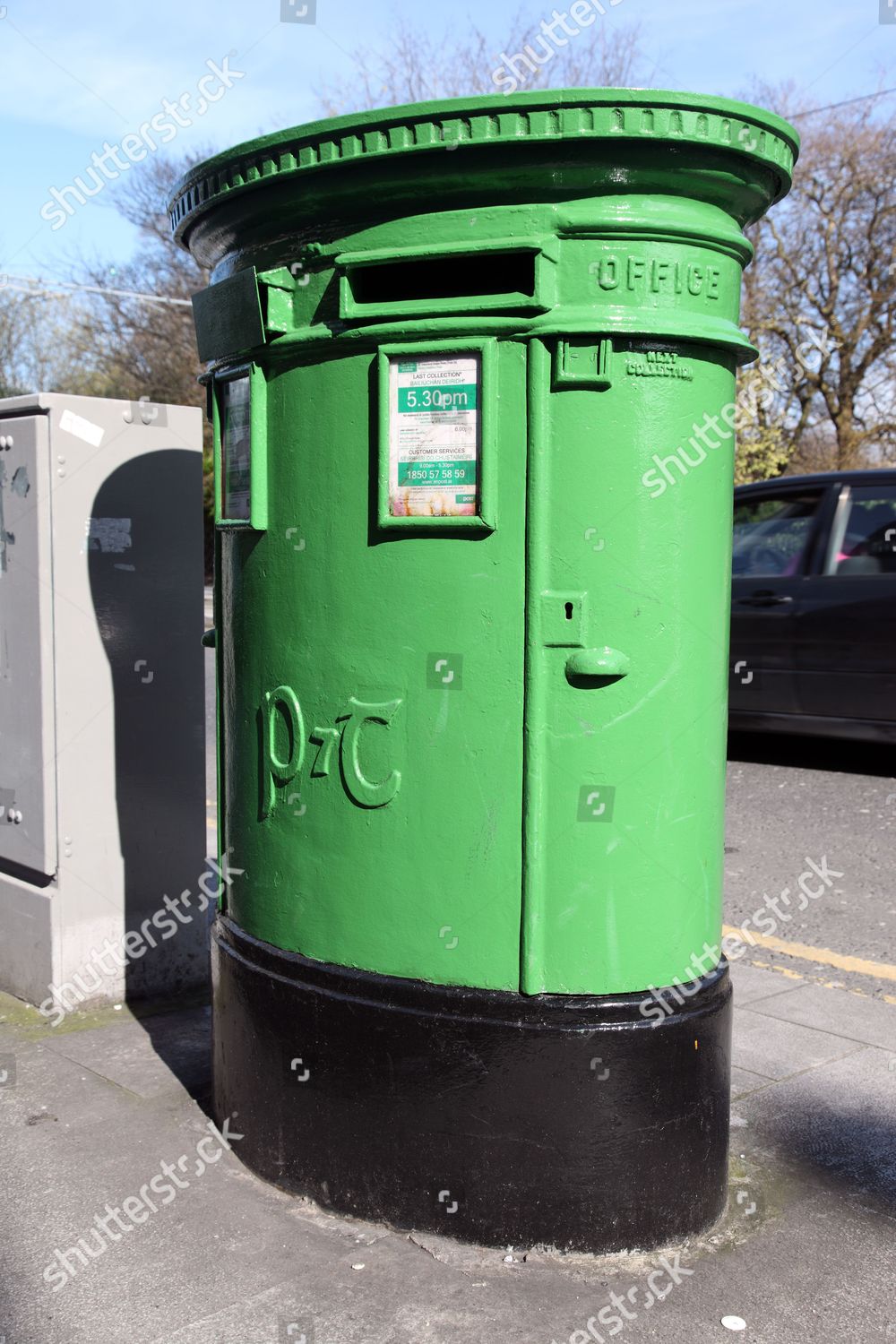 Irish Post Box St Stephens Green Editorial Stock Photo - Stock Image ...