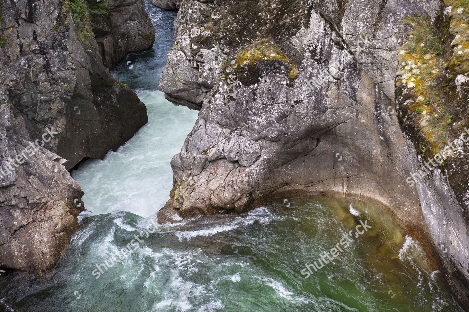 Gorge River Laerdal Valley Sogn Og Editorial Stock Photo - Stock Image ...