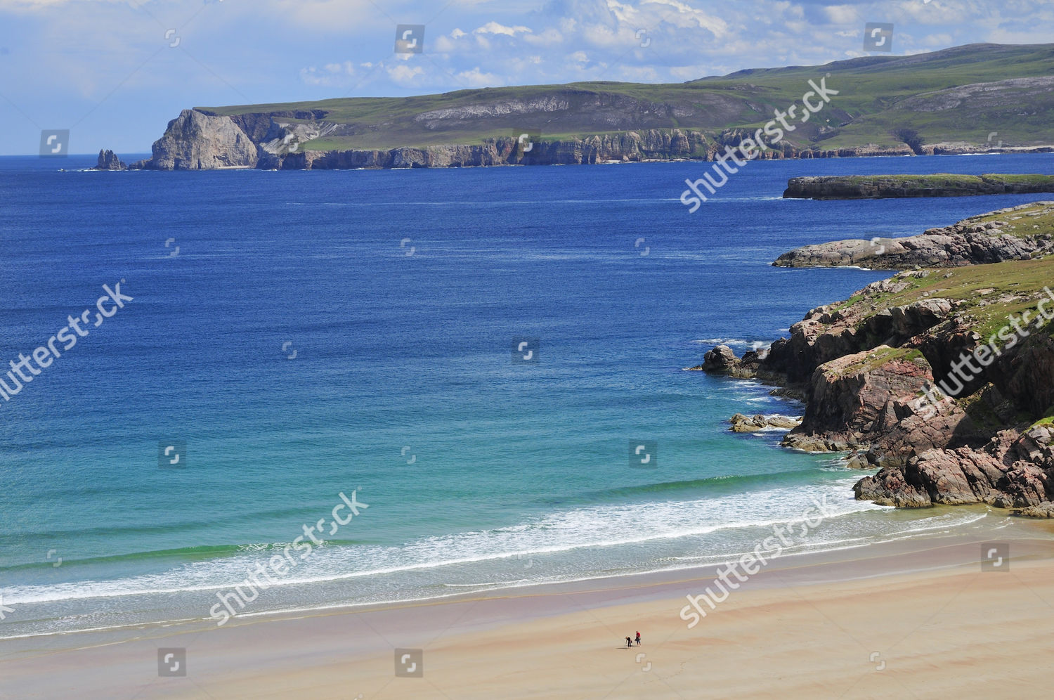 Sandy Beach Rocks Rispond Bay Durness Editorial Stock Photo - Stock ...