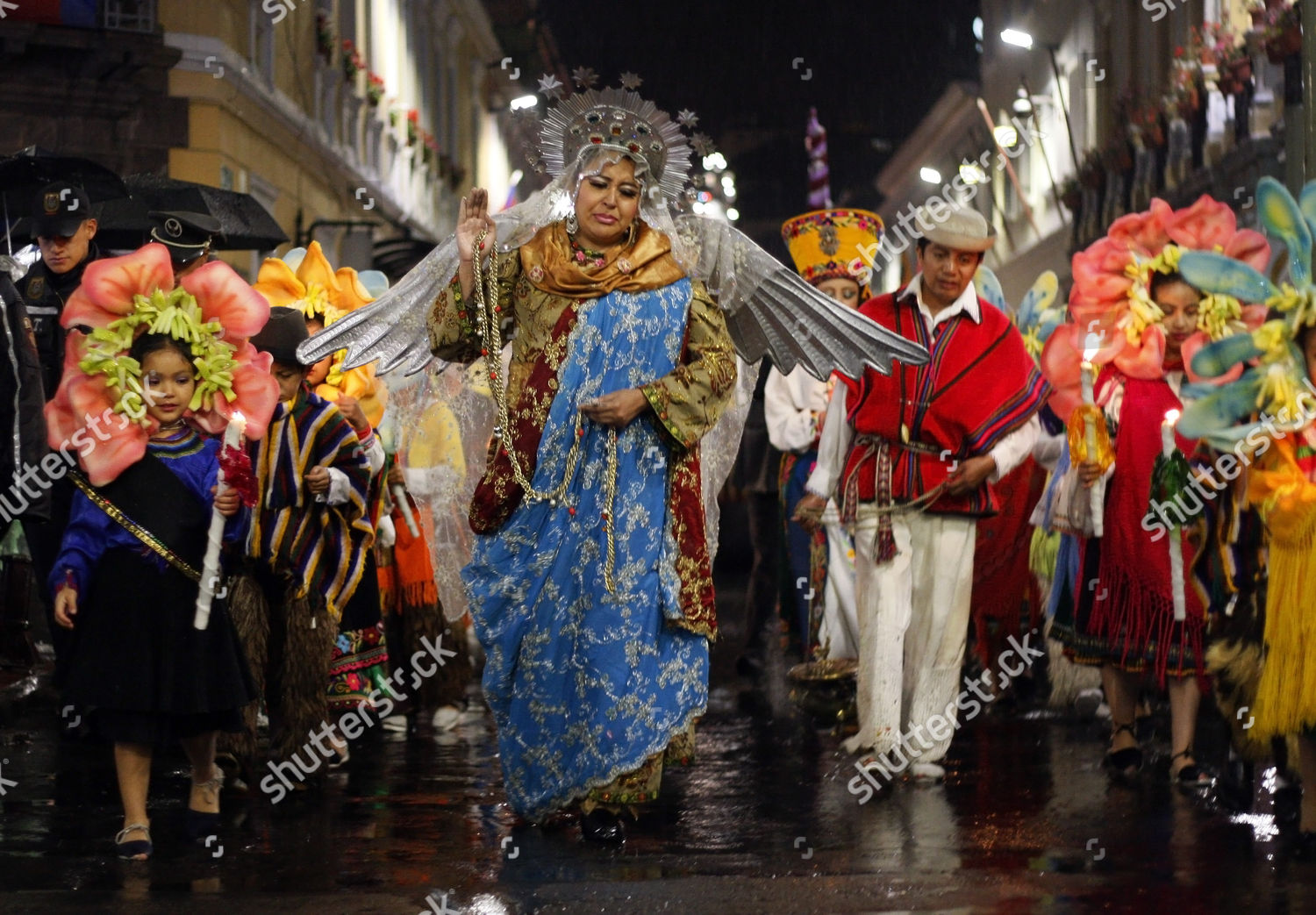 Residents Participate Lights Procession Editorial Stock Photo - Stock ...