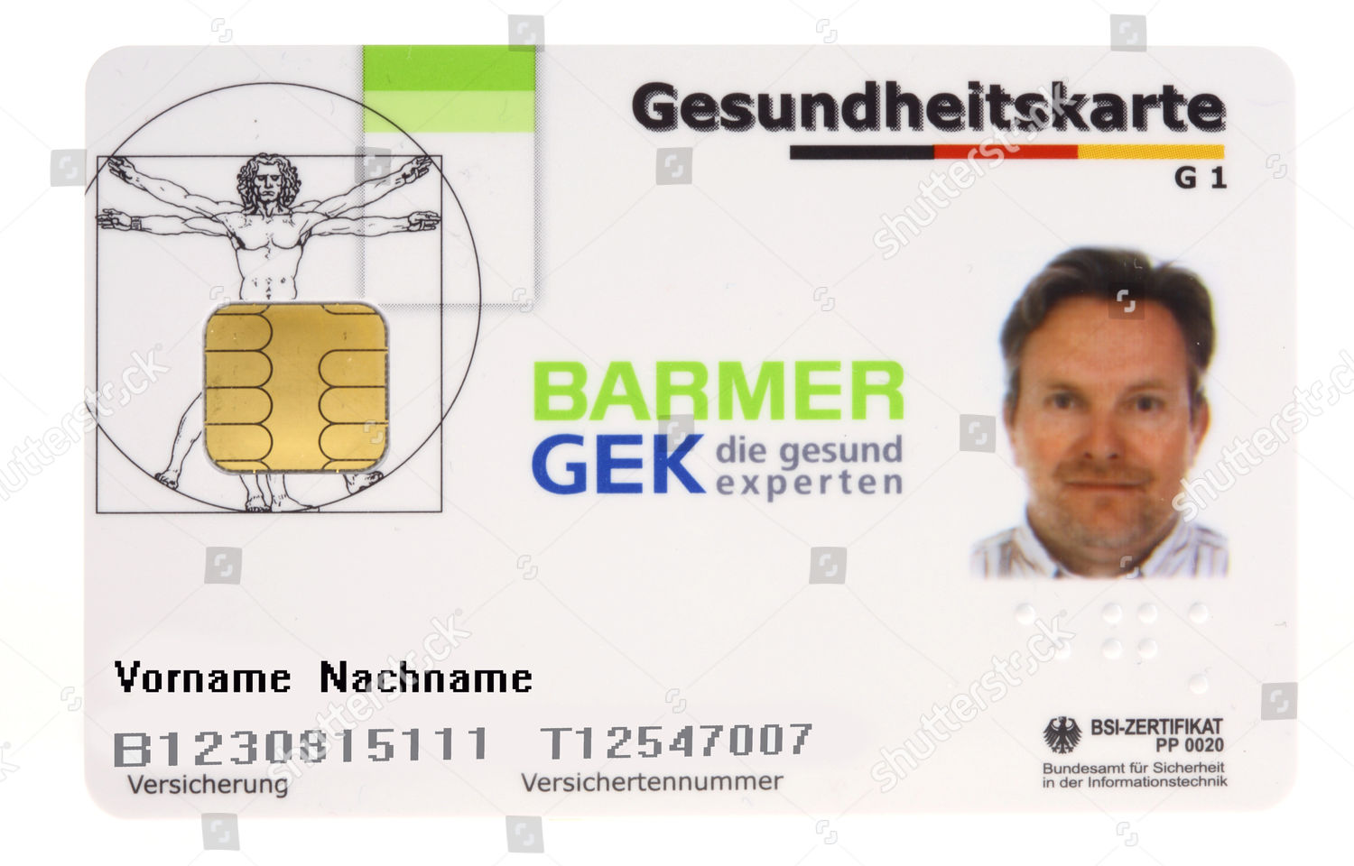 Model Released Health Card Barmer Ersatzkasse Editorial Stock Photo ...