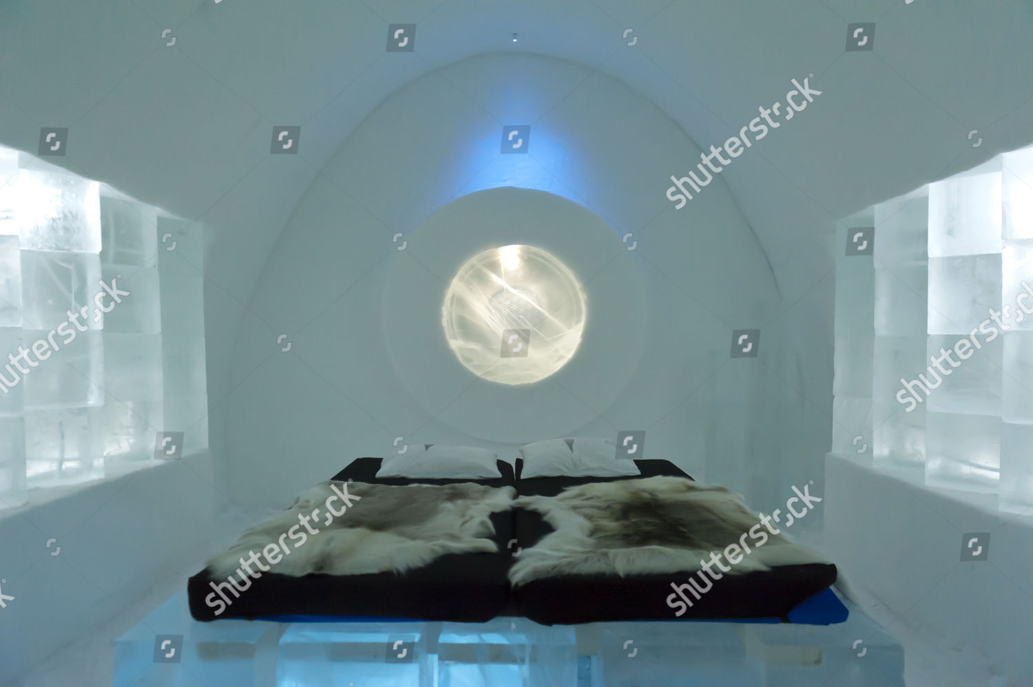 Artfully Decorated Room Made Ice Double Editorial Stock Photo - Stock ...