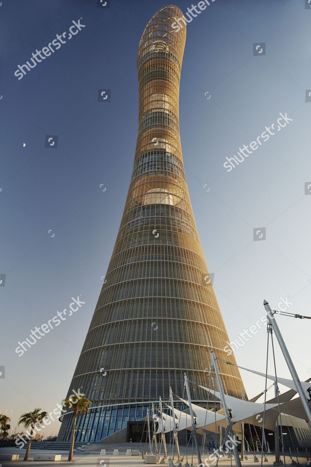 Aspire Tower Currently Tallest Structure Doha Editorial Stock Photo ...