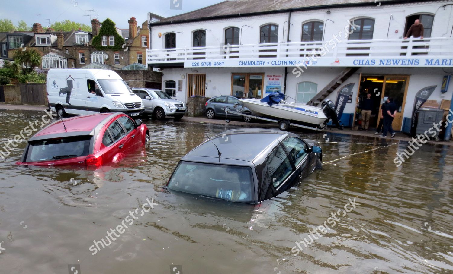 Cars Caught Flood Water Editorial Stock Photo - Stock Image | Shutterstock