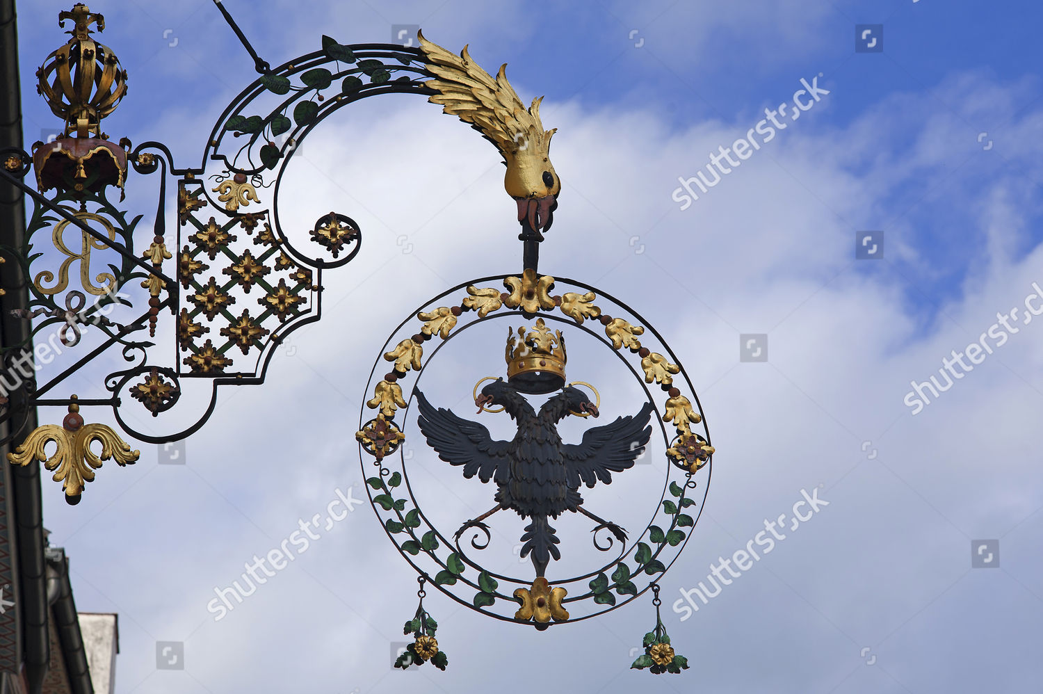 18th Century Hanging Sign Former Schwarzer Editorial Stock Photo ...