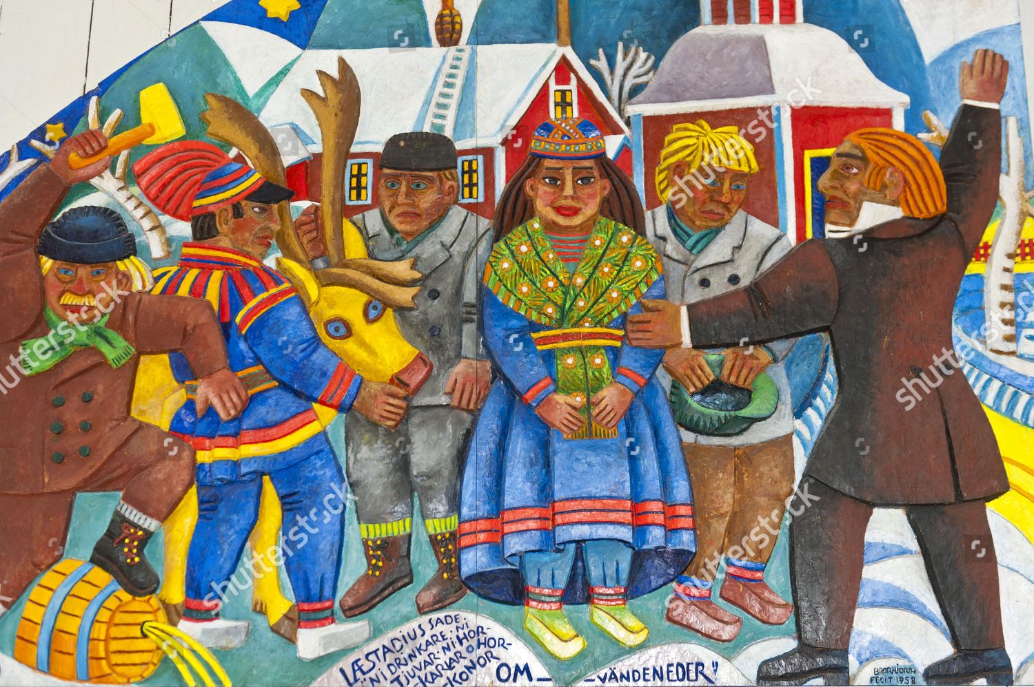 Sami Art Daily Life Sami People Editorial Stock Photo - Stock Image ...