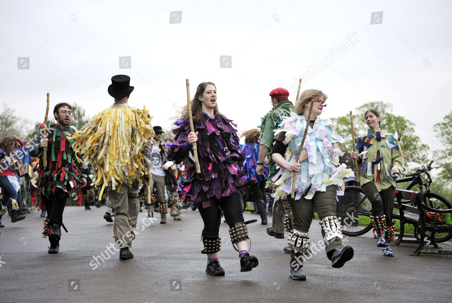 Bristol Rag Morris Dancers Celebrate May Editorial Stock Photo - Stock ...
