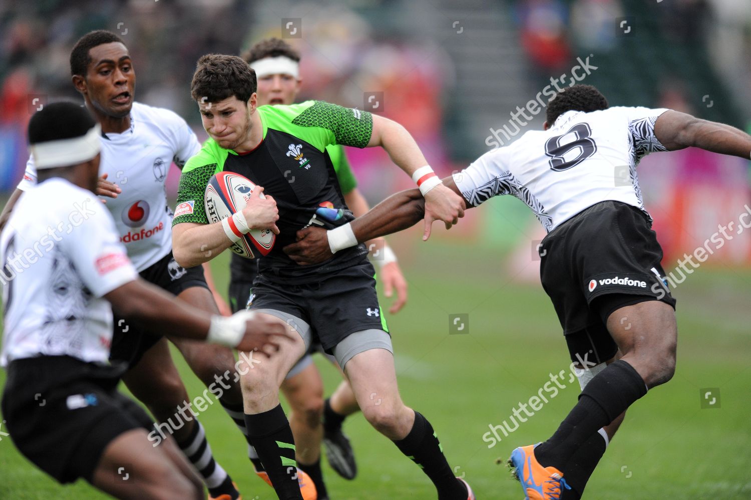 Lee Williams Wales Breaks Tackle Apisai Editorial Stock Photo - Stock ...