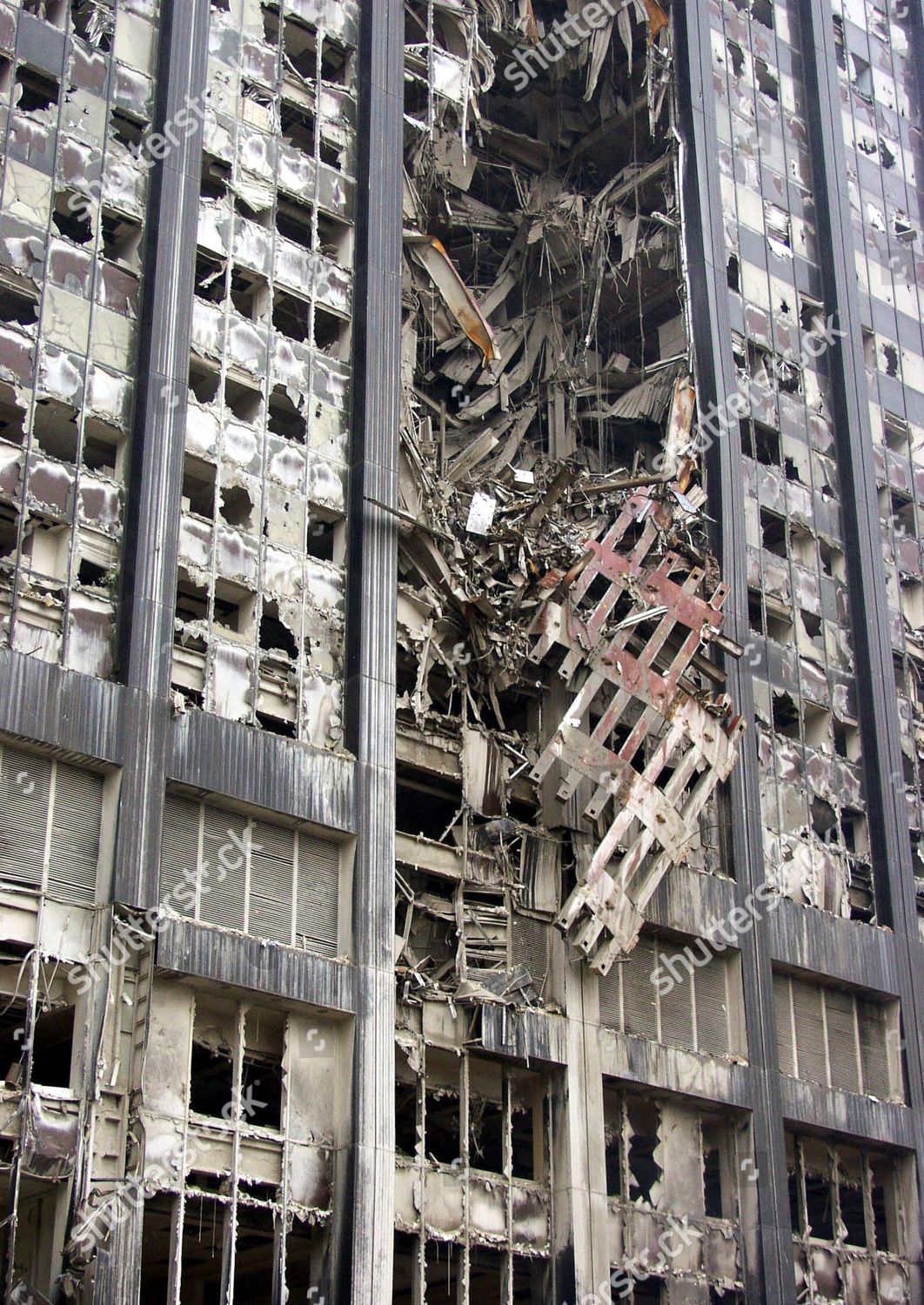 Building Damaged By Explosions Caused By Editorial Stock Photo - Stock ...