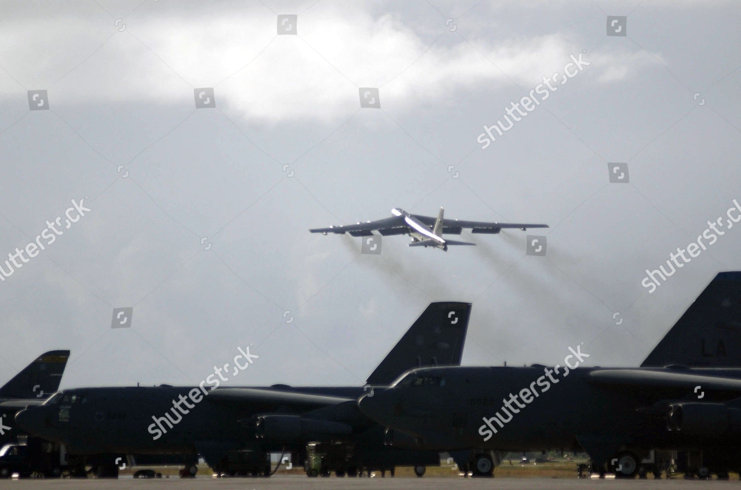 B52h Stratofortress 28th Air Expeditionary Wing Editorial Stock Photo ...