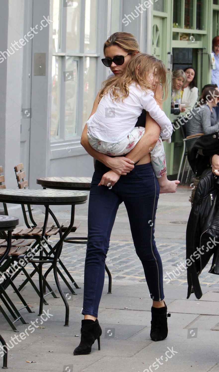 Abigail Clancy Daughter Sophia Ruby Crouch Editorial Stock Photo ...