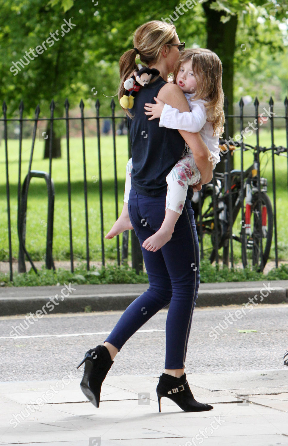 Abigail Clancy Daughter Sophia Ruby Crouch Editorial Stock Photo ...