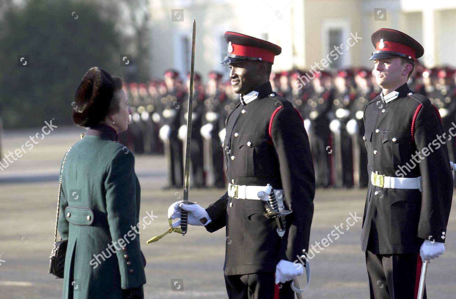 Princess Anne Winner Overseas Sword Officer Editorial Stock Photo ...