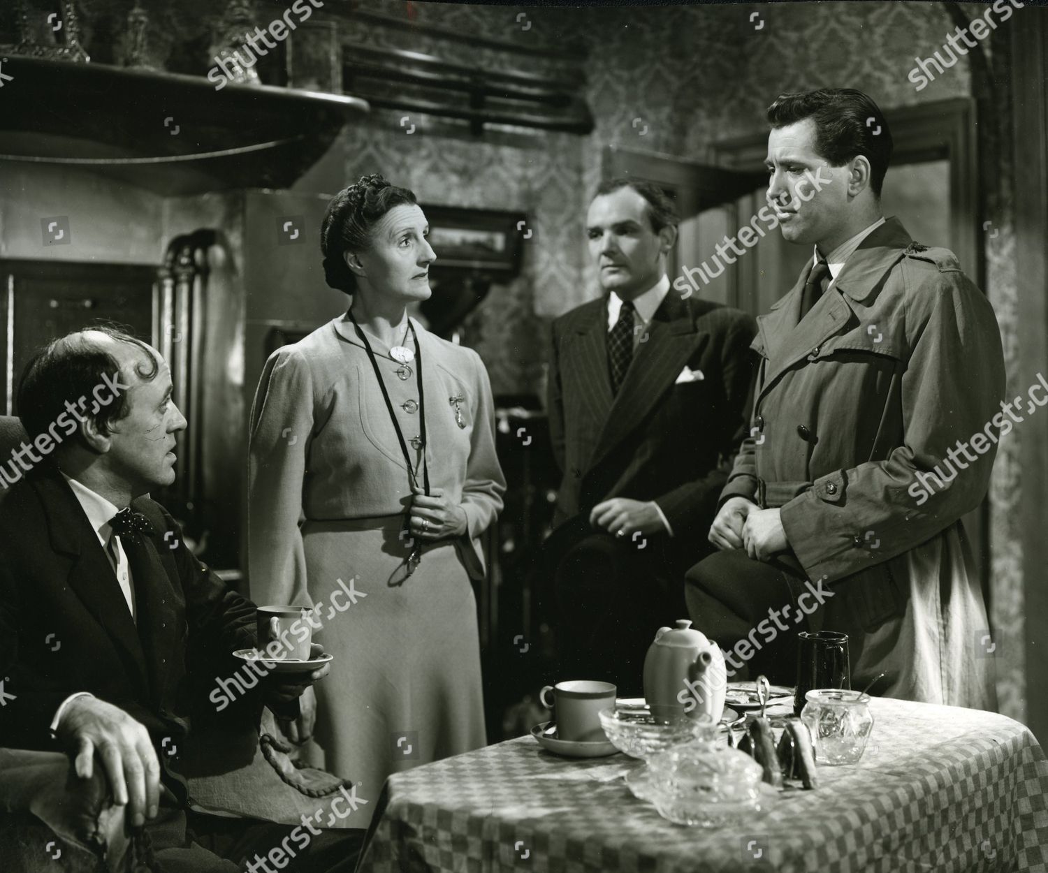 Alastair Sim Joyce Carey Cyril Chamberlain Editorial Stock Photo ...