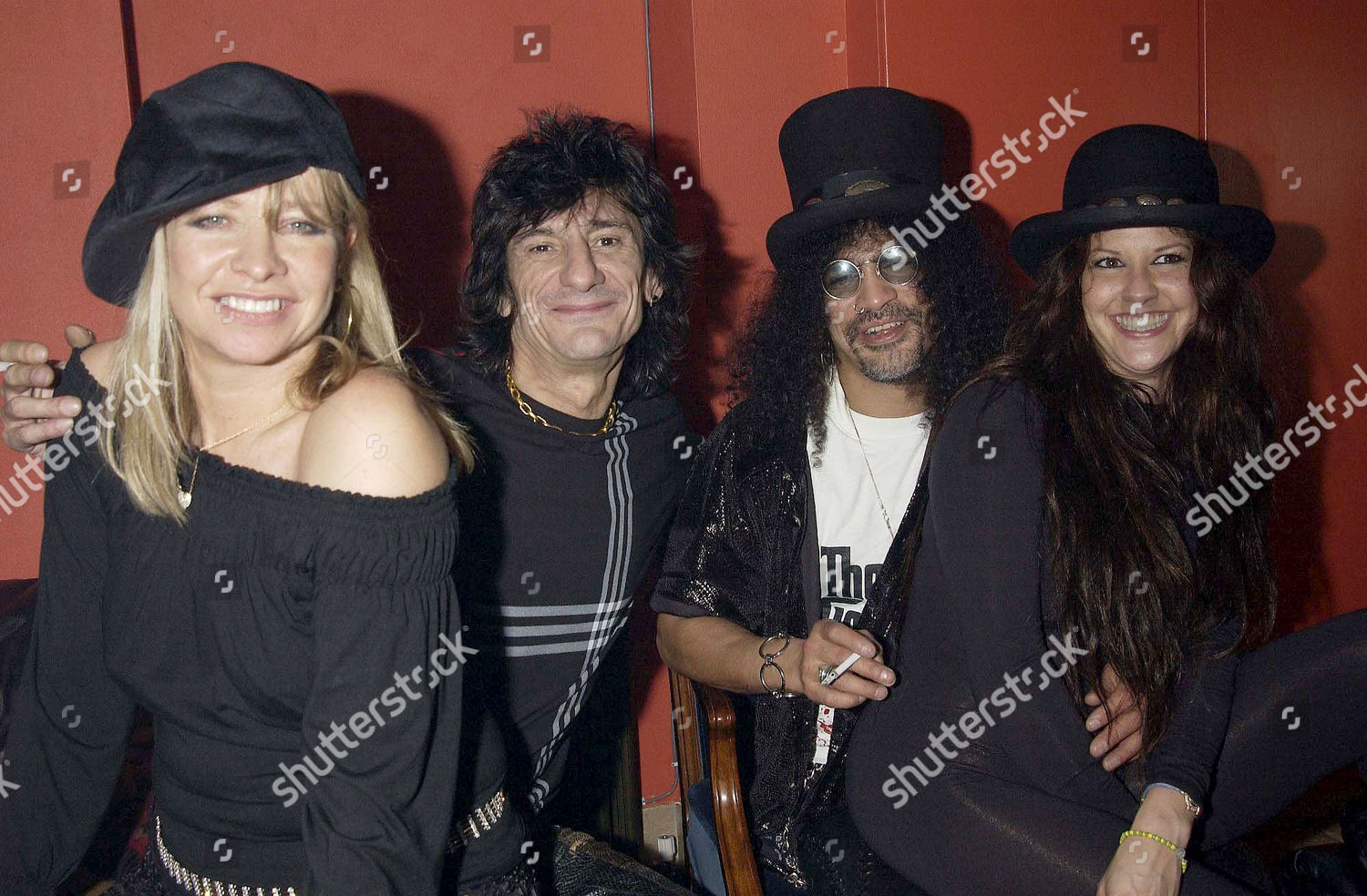 Slash Guns Roses His New Wife Editorial Stock Photo - Stock Image ...