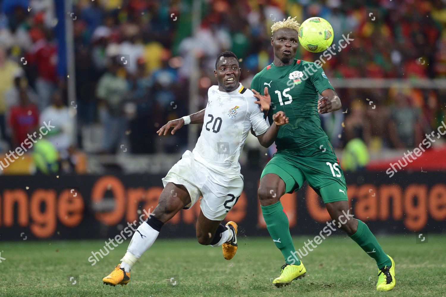 Burkina Faso Players Aristide Bance R Editorial Stock Photo - Stock ...