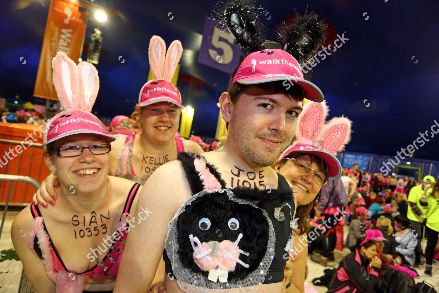 Participants Wearing Fancy Dress Bras Walk Editorial Stock Photo ...